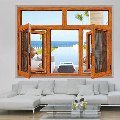 China Powder Coated Aluminium Tilt and Turn Windows with 60-80 Micron Coating and 1.4-2.0mm Frame Thickness for Residential Use for sale