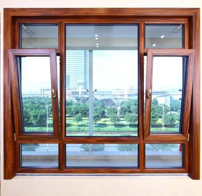 China Space-Saving Aluminium Tilt & Turn Windows with Class 4 Wind Resistance and 1.4 W/m²K Thermal Insulation for sale
