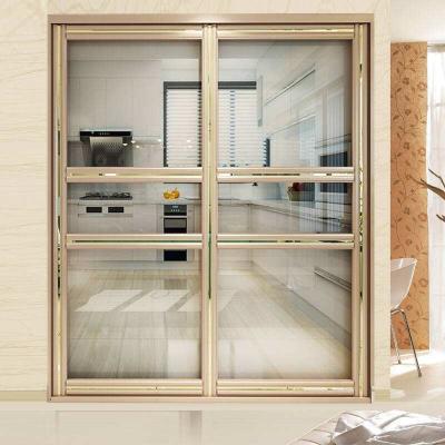 China Powder Coated Aluminium Frame Glass Sliding Door with Sound Insulation for Hotels - Custom Sizes Available for sale