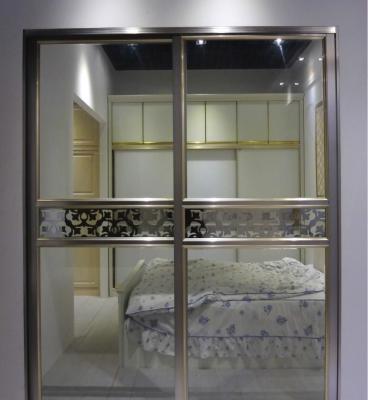 China Soundproof Aluminum Frame Glass Door with 90° Screw Connection and Custom Color Options for Office and Industrial Use for sale