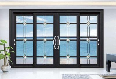 China High Performance Aluminum Frame Glass Door with 1.6mm Wall Thickness for Commercial and Industrial Use for sale
