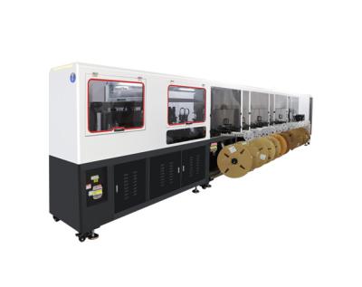 China 380V 170NL/Min Terminal Crimp Machine , PLC Automatic Wire Terminating Machine for sale