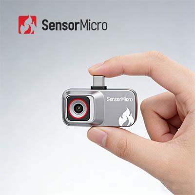 China Ultra-compact Plug-in Thermal Camera with 256×192 Resolution and 12μm Pixel Size Microbolometer for sale