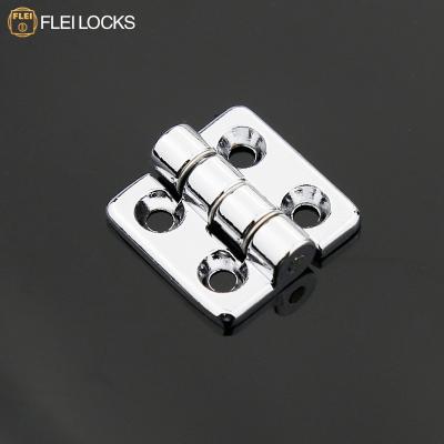 China Electrical Automation Equipment Zinc Alloy Cabinet And Door Small Hinge Chrome Plated for sale