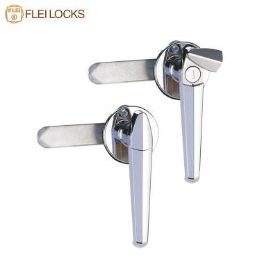 China OEM Lockable Door Handles , Cabinet Drawer Lock Hardware 90 Degree Rotation for sale