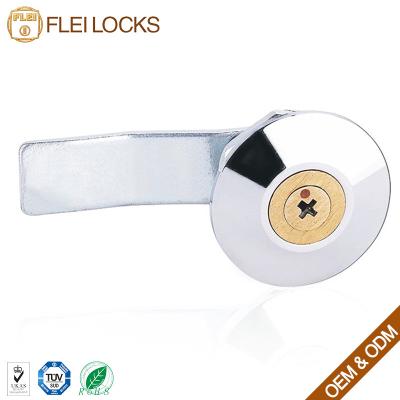 China Electrical Cabinet Cylinder Cam Lock , Wear Resistant Slotted Cam Lock for sale