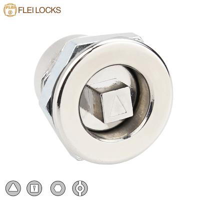 China Industrial Hardware Quarter Turn Cam Lock 20*20 Size For Electric Cabinet for sale