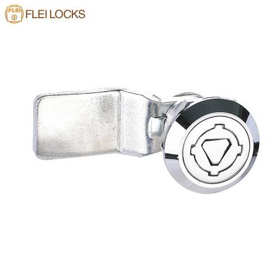 China Cabinet Triangle Cam Lock , Anti Rust Triangle Key Lock Customized Size for sale