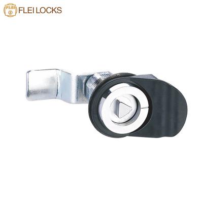 China Electroplating Surface Waterproof Cam Lock , Triangular Control Panel Lock for sale