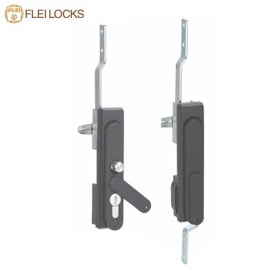 China Zinc Alloy Three Point Lock , Swing Handle Lock For Transportation Equipment Cabinets for sale