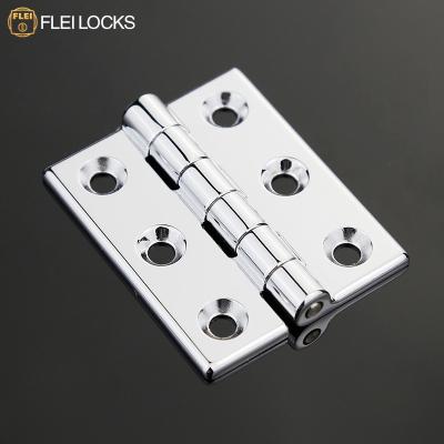 China Zinc Alloy Electronic Accessory Metal Door Hinge Rotaing 270 Chrome Plated for sale