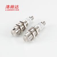 China Full Metal Cylindrical Inductive Proximity Sensor Switch DC M18 With M12 Plug Connection for sale