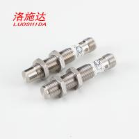 China M12 Full Metal Cylindrical Inductive Proximity Sensor DC Flush PNP NO Ouput Connector Type for sale