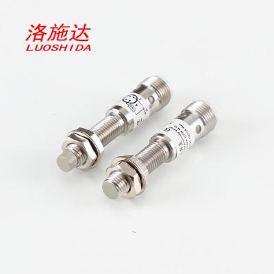 China M8 Shorter 53mm Cylindrical Inductive Proximity Sensor Switch With M12 4 Pin Plug Connector for sale