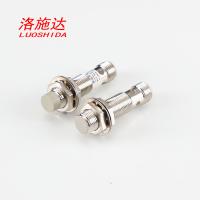 China 24VDC Cylindrical Inductive Proximity Sensor 3 Wire M12 Brass Shorter Body With M12 Plug Type for sale