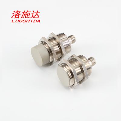 China 10mm 15mm Cylindrical Inductive Proximity Sensor Switch DC M30 Shorter Brass Material Body With M12 Connector for sale