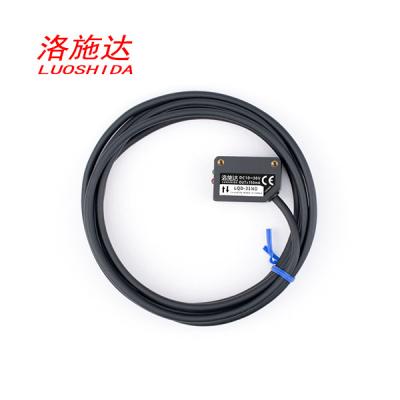 China Square Laser Proximity Sensor Switch PNP NO 300mm Distance Adjustable DC Q31 Plastic Diffuse for sale
