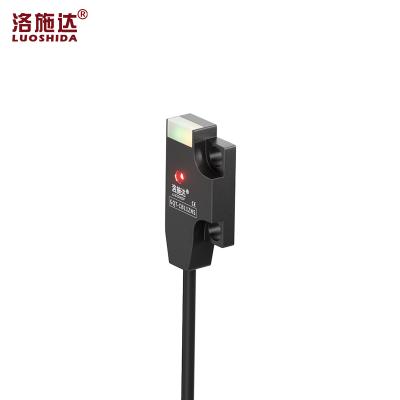 China LUOSHIDA GQT-CB11CNS Ultra Thin High-Speed Response Optical Switch Photoelectric Sensor NPN/PNP NO+NC Output Bracket Mount for sale