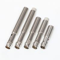 China 8 M12 Connector Inductive Proximity Sensor 1-6mm Sensing Distance IP67 Rated 10-30V DC Nickel-Plated Brass Housing PNP/NPN for sale