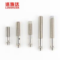 China Hot Sale PNP NO 1mm 2mm 3mm Housing M8-M8 Cylindrical Stainless Steel LED Inductive Proximity Sensor 3Pin Plug Connector for sale