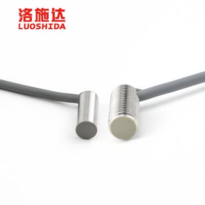 China JIMOU Flush Mount 90 Degree Shorter Inductive Proximity Sensor NPN PNP NO NC Output for sale