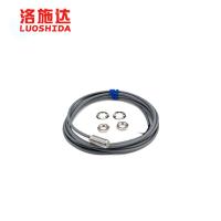 China LUOSHIDA 24V DC Ultra Short Inductive Ranging Distance Industrial Proximity Sensor Switch Screw Installation M8 for sale