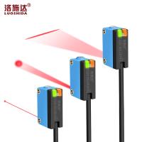 China Luoshida LQD-BG441NS NPN PNP Background Suppression Diffuse Photoelectric Laser Photocell Sensor Bracket Mounted Square Series for sale
