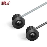 China LUOSHIDA D12 Infrared Beam Photoelectric Sensor FDT-125MNO-TZ Bracket Mount Anti-Strong Light 5M DC 10-30V NPN/PNP Output for Warehouse Logistics Sorting Conveyor for sale