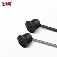 China LUOSHIDA D12 Infrared Beam Photoelectric Sensor FDT-125MNO-TZ Bracket Mount Anti-Strong Light 5M DC 10-30V NPN/PNP Output for Warehouse Logistics Sorting Conveyor for sale