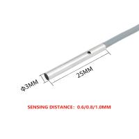 China LUOSHIDA D3 Miniature small Inductive Proximity Sensor inductivo Stainless Steel Flush Mount NPN/PNP Output 0.6mm/0.8mm/1.0mm Sensing Distance for sale