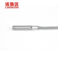 China M6 Flush small Inductive Proximity Sensor IP67 Stainless Steel Housing Anti‑interference 2m Cable for Automated Metal Detection for sale