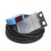 China LUOSHIDA Retro‑reflective Photoelectric Sensor 30‑3000mm Adjustable Sensing Distance NPN PNP Normally Open Normally Closed 12‑24VDC For Packaging Conveyor Belt Object Detection for sale