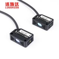 China Q31 Through Beam Laser Sensor NPN NO NC 10-30VDC 500Hz 30M Range Optical Switch for Conveyor Tracking for sale