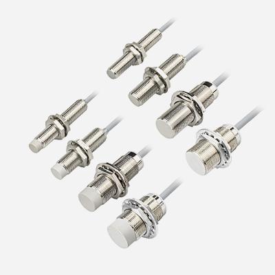 China M8 M12 M18 M30 Cylindrical Inductive Proximity Sensor Flush Non-Flush 1.5mm-15mm Range NPN PNP NO NC 10-30VDC for CNC Spindle Origin Homing for sale
