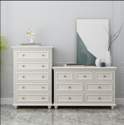 China Modern White Solid Wood Wardrobe Closet Beveled Edge Countertop for sale