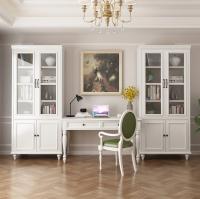 China Modern  White Solid Wood Wardrobes Desk  For Bedroom Closets for sale
