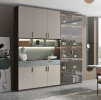 China restaurant glass door wine cabinet storage cabinet for living room for sale