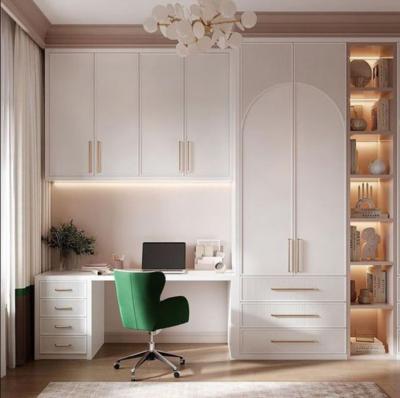 China White Side Door Damping Track Desk  Bedroom Wardrobe Closets for sale