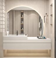 China Ultra White Ceramic Countertop Basin Bathroom Wash Hand Basin Cabinet for sale