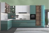China Green Bright High-Grade Acrylic Door  Combination For Modular Kitchen for sale