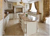 China Classic Fashion Family Combination Cabinet Solid Oak Kitchen Cabinets for sale
