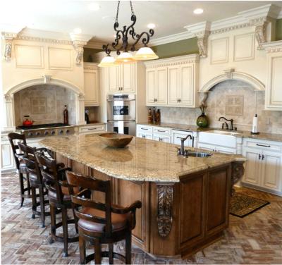 China Luxury Oak Classic  Ash Tree Door Cabinet Solid Wood Shaker Kitchen Cabinets for sale