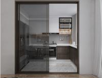 China With  50mm Quartz Stone Table Top  Cabinet Pantry Unit In Modular Kitchen for sale