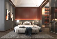 China Orange Modern Young People Like The Double Wardrobe Room Furniture for sale
