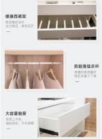 China Orange Modern Young People Like The Double Wardrobe Room Furniture for sale