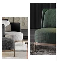 China Italian Sofa Chair 3D Model Visitor Negotiation Chair Home Furniture for sale