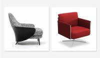 China Simple Modern Luxury Living Room Furniture Pivoting Foot Nordic Single Sofa for sale