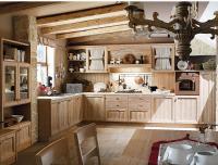 China Archaize Real Wood Kitchen Cabinets Solid Wood Cabinet Door Panels for sale