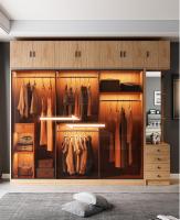 China Multifunctional Sliding Door Wardrobe Home Bedroom Glass Door 2.4m 0.48m for sale