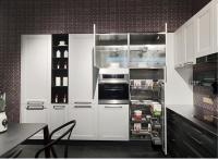 China 780mm White Nordic Industrial Style stainless steel cabinets SGS Kitchen Cabinet for sale